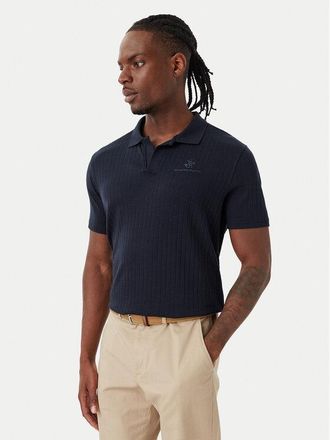 Beverly Hills Polo Club Poloshirt P-SS26M-P2802 Dunkelblau Regular Fit