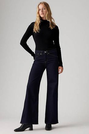 Levi's Jean 318 Galbant Wide Leg - Femme - Bleu / Darkest Sky - 25X30