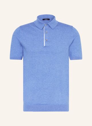 Reiss Reiss Strick-Poloshirt Finch Regular Fit blau