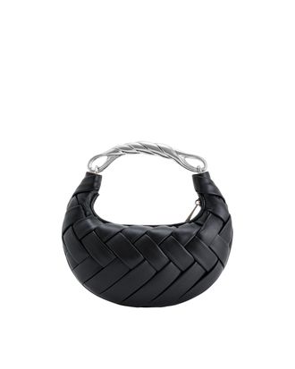 JW PEI Damen Orla Handtasche - Flecht Schwarz