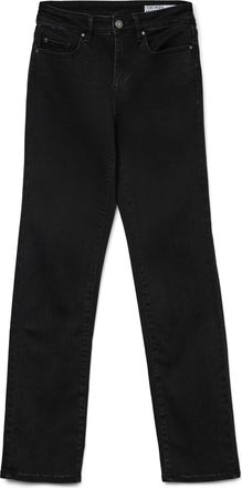 Vero Moda Female Straight-Fit VMFLASH Mid Rise Gerade geschnitten Jeans