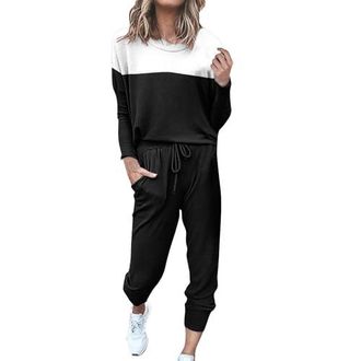 Generic Ensemble de v&ecirc;tements de d&eacute;tente pour femme avec pantalon Plus Loisirs dhiver en peluche pour femme Ensembles de v&ecirc;tements de loisirs pour le Royaume-