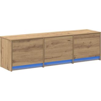 vidaXL Vidaxl - TV-Schrank Eiche handwerklich 140 x 34 x 40 cm Holzwerkstoff
