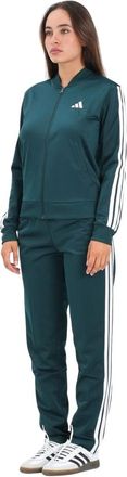 adidas Femme, Sport, Vert, Taille: 44 FR Combinaison Essentials 3-Stripes Femme Verte