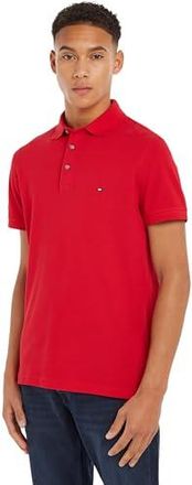 Tommy Hilfiger Polo Manches Courtes Homme 1985 Slim Slim Fit, Rouge (Primary Red), S