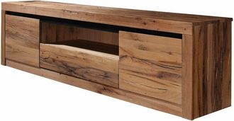 Massivmoebel24 Meuble tv 202x42 Chênes sauvage et lombard huilé Bois naturel montreux 105