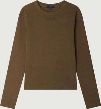 SOEUR TEE-SHIRT FLAVIE KAKI