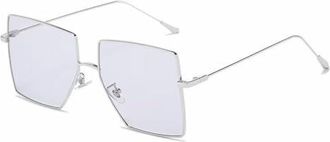 Generic Lunettes De Soleil Vintage &Agrave; Monture M&eacute;tallique Large For Hommes Et Femmes, Polaris&eacute;es, For Le Sport Et Les Activit&eacute;s De Plein Air.(Purple)