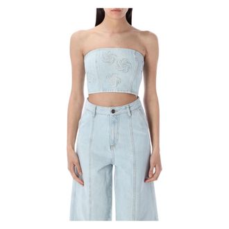 Rotate Rotate Birger Christensen, Damen, Oberteile, Blau, MGr&ouml;&szlig;e