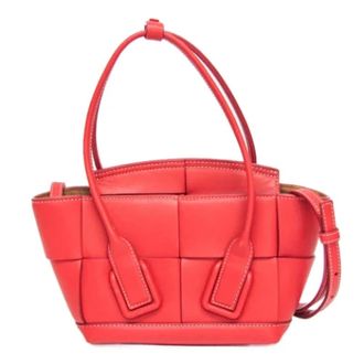 Bottega Veneta Pre-owned Cuir sacs-main - Femme - Pre-owned - Rouge - Taille: ONE Size