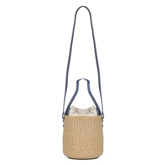 Chlo&eacute; Kleine Woody Korbtasche - - Bags - Damen - Beige - ONE SIZE
