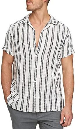 Indicode Hommes INCosby Shirt | Chemise à Manches Courtes et col boutonné DK Denim XL