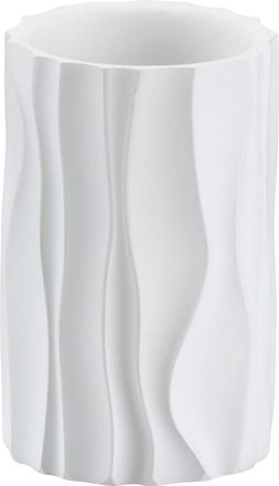 KELA Zahnputzbecher - Wei&szlig; - Polyresin - runde Form