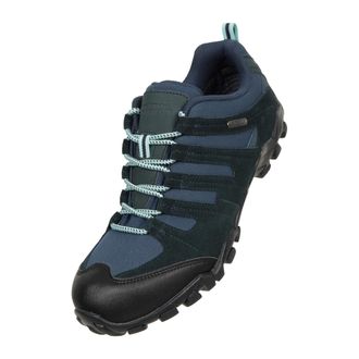 Mountain Warehouse Womens/Ladies Belfour Suede Waterproof Walking Schuhe (Navy)