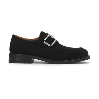 Kazar Femme, Chaussures, Noir, Taille: 36 EU Chaussures Kazar en daim avec ceinture &agrave; boucle