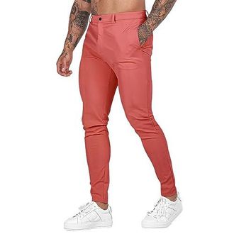 Generic Pantalon de loisirs pour homme - Coupe ajust&eacute;e - Pantalon de jogging - S&eacute;chage - Coupe droite - &Eacute;l&eacute;gant - Pantalon de costume l&eacute;ger - Pantalon fusel&eacute; 