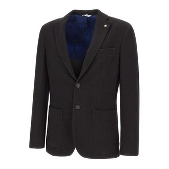 Manuel Ritz Blazer crois&eacute; - Homme - Vestes - Noir - Taille: L
