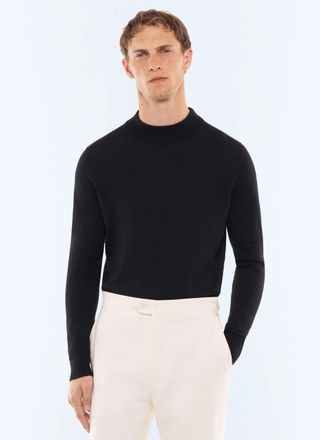 Fursac Pull col chemin&eacute;e en laine m&eacute;rinos - Taille XXL - Homme