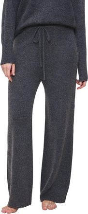Triumph Womens Amourette Cozy Trousers Sweatpants, Dark Grey Melange, 40