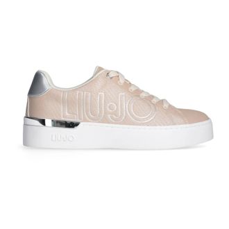 Liu Jo Silvia 907 Sneakers in Sand Saffiano Leder - - Shoes - Damen - Beige - 39 EU