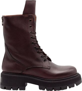 Julie Dee Bottes &agrave; lacets - Femme - Chaussures - Brun - Taille: 38 EU
