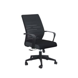 Generic B&uuml;rostuhl, Atmungsaktiver Mesh-Computerstuhl, Mit Fester Armlehne, Kann 200 Kg Tragen, for Konferenz- Und Besprechungsr&auml;ume Zu Hause(Color1)