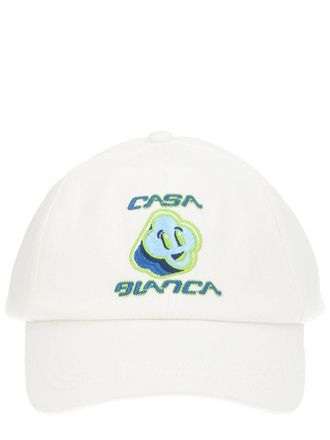 Casablanca A-SS26-HAT-002_01WHITE Baseball Cap - White