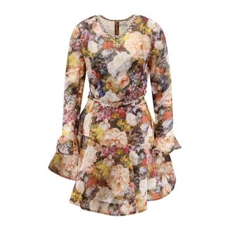 Zimmermann Femme, Robes, Multicolore, Taille: 42 FR Crew Neck Slip Dress