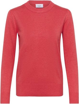 Saint Tropez Femme, Pulls, Rose, Taille: 38 FR MilaSZ R-Neck