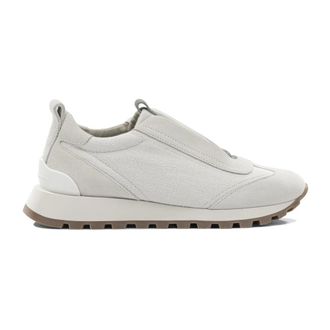 Brunello Cucinelli Precious Detail Low-Top Sneakers - - Shoes - Herren - Grau - 40 EU