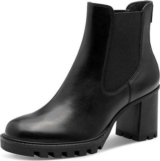 Tamaris Femme Damen Chelsea 1-25371-45 Bottine, Noir Mat, 41 EU