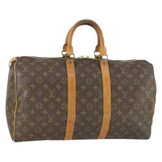 Louis Vuitton Sac Week-end en Toile Pre-owned - Femme - Pre-owned - Brun - Taille: ONE Size