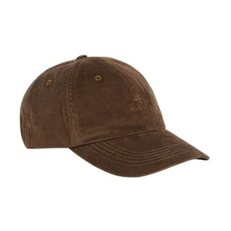 Stone Island unisex, Accessoires, Brun, Taille: ONE Size Microcord Baseball Cap
