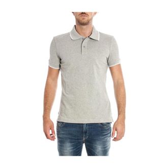 Armani Jeans Klassisches Polo Shirt f&uuml;r M&auml;nner - - Tops - Herren - Grau - 2XL