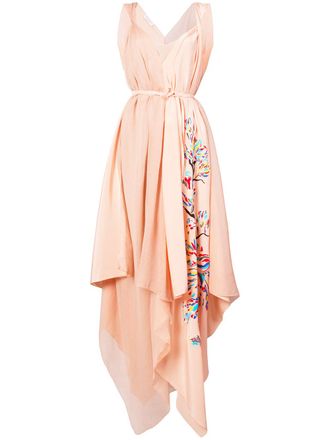 Vionnet robe asym&eacute;trique &agrave; design drap&eacute; - Rose