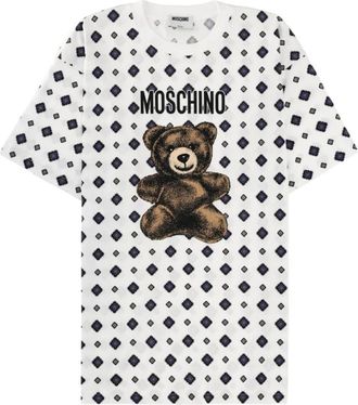 Moschino Femme, Tops, Blanc, Taille: 36 FR T-Chemises
