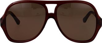 Chlo&eacute; Lunettes De Soleil - Marron