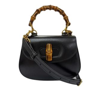Gucci Pre-owned Sac &agrave; main &agrave; poign&eacute;e en bambou - Femme - Pre-owned - Noir - Taille: ONE Size