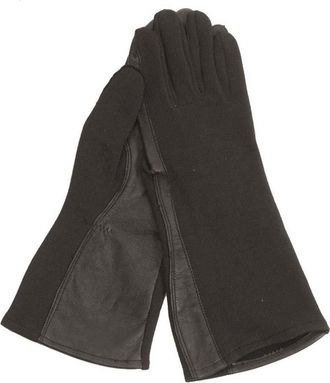 Mil-Tec Us Pilotenhandschuhe Nomex Schwarz Gr.L - Herren, Outdoor-Enthusiasten, Milit&auml;r, Profis - Leder/100%, Nomex/0% - Handschuhe