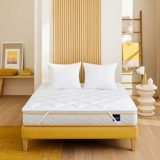Someo Someo - Pack surmatelas ouate Aurore 130x190 et oreiller