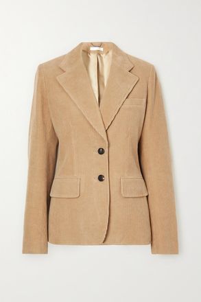 Chlo&eacute; Blazer Aus Baumwollcord - Braun