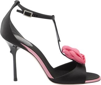 Roger Vivier Femme, Chaussures, Noir, Taille: 38 EU Rose Vivier Sandal