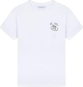 Maison Labiche T-shirt Popincourt &agrave; broderie en coton
