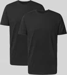 Olymp Level 5 T-Shirt mit geripptem Rundhalsausschnitt im 2er-Pack