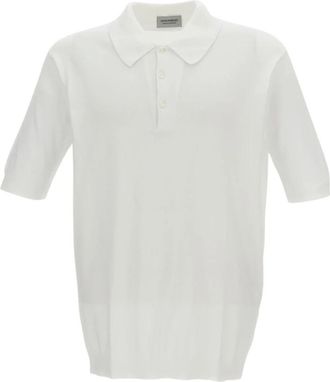 John Smedley Homme, Tops, Blanc, Taille: M Polo