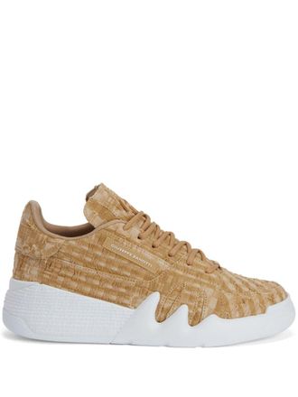 Giuseppe Zanotti baskets Talon à lacets - Tons neutres