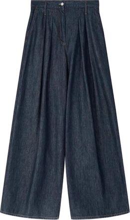 Dries Van Noten Femme, Pantalons, Bleu, Taille: 36 FR Wide Pantalons