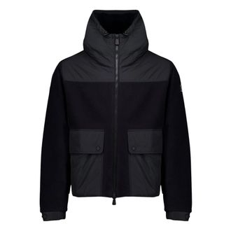 Moncler Zip-up Polartec Cardigan - - Sport - Herren - Schwarzk - L