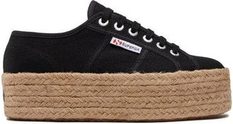 Superga Espadrilles 2790 Rope S51186W Schwarz