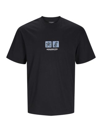 Jack & Jones JACK&JONES Herren JORPORTLAND Box Tee SS Crew Neck T-Shirt, Black, XXL